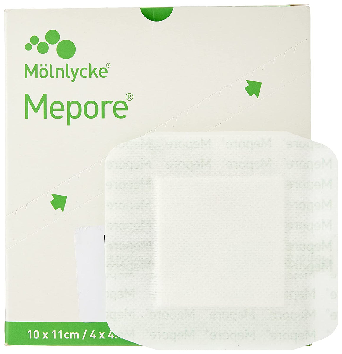 Mepore Adhesive 10cm x 11cm - Box of 40 Single Dressings (Ref: 671500 ...