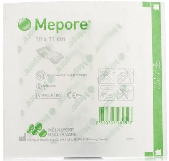 Mepore Adhesive 10cm x 11cm - Box of 40 Single Dressings (Ref: 671500) – All Day Veterinary Supplies
